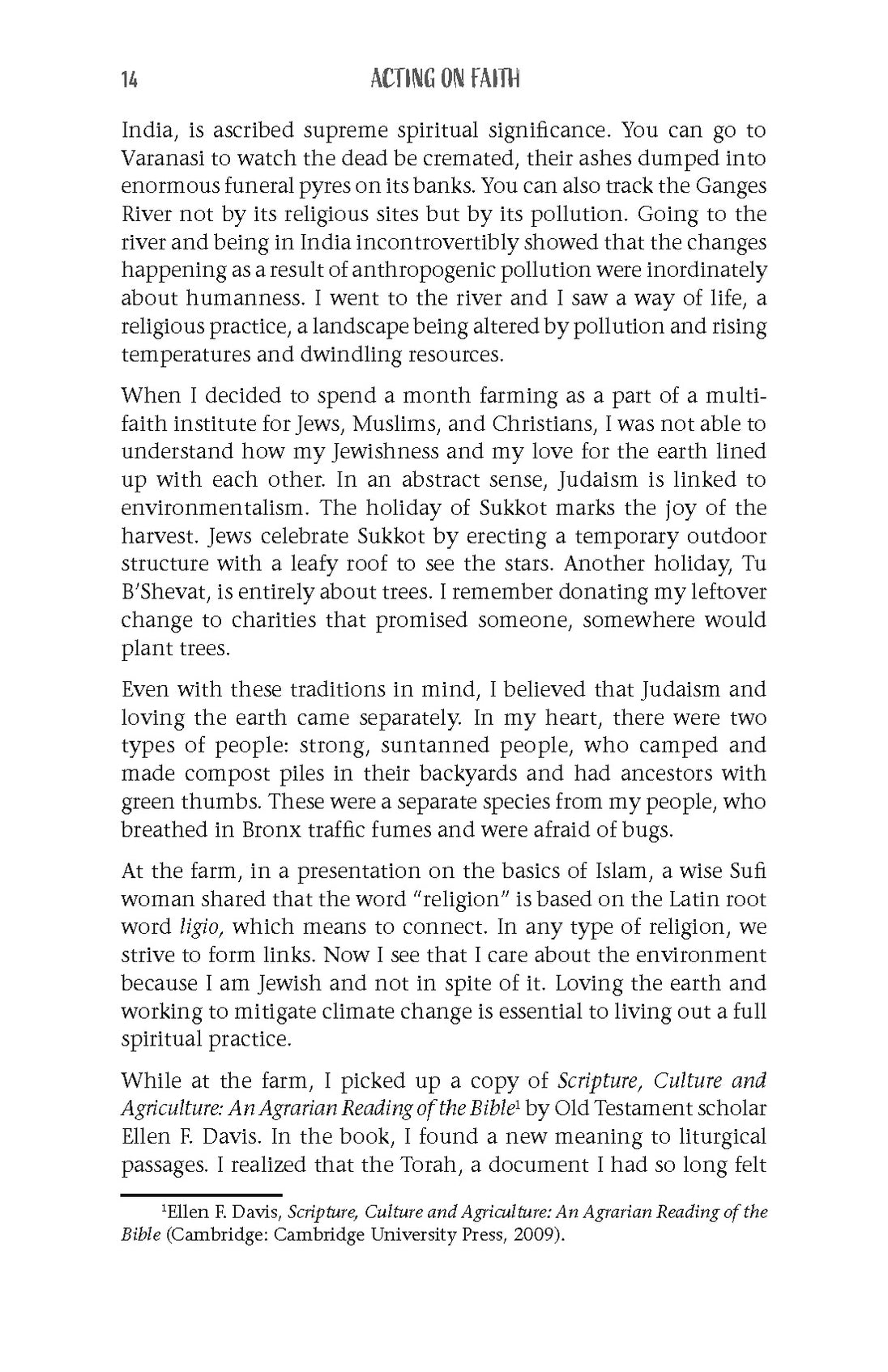 Acting on Faith: Stories of Courage, Activism, and Hope Across Religio ...